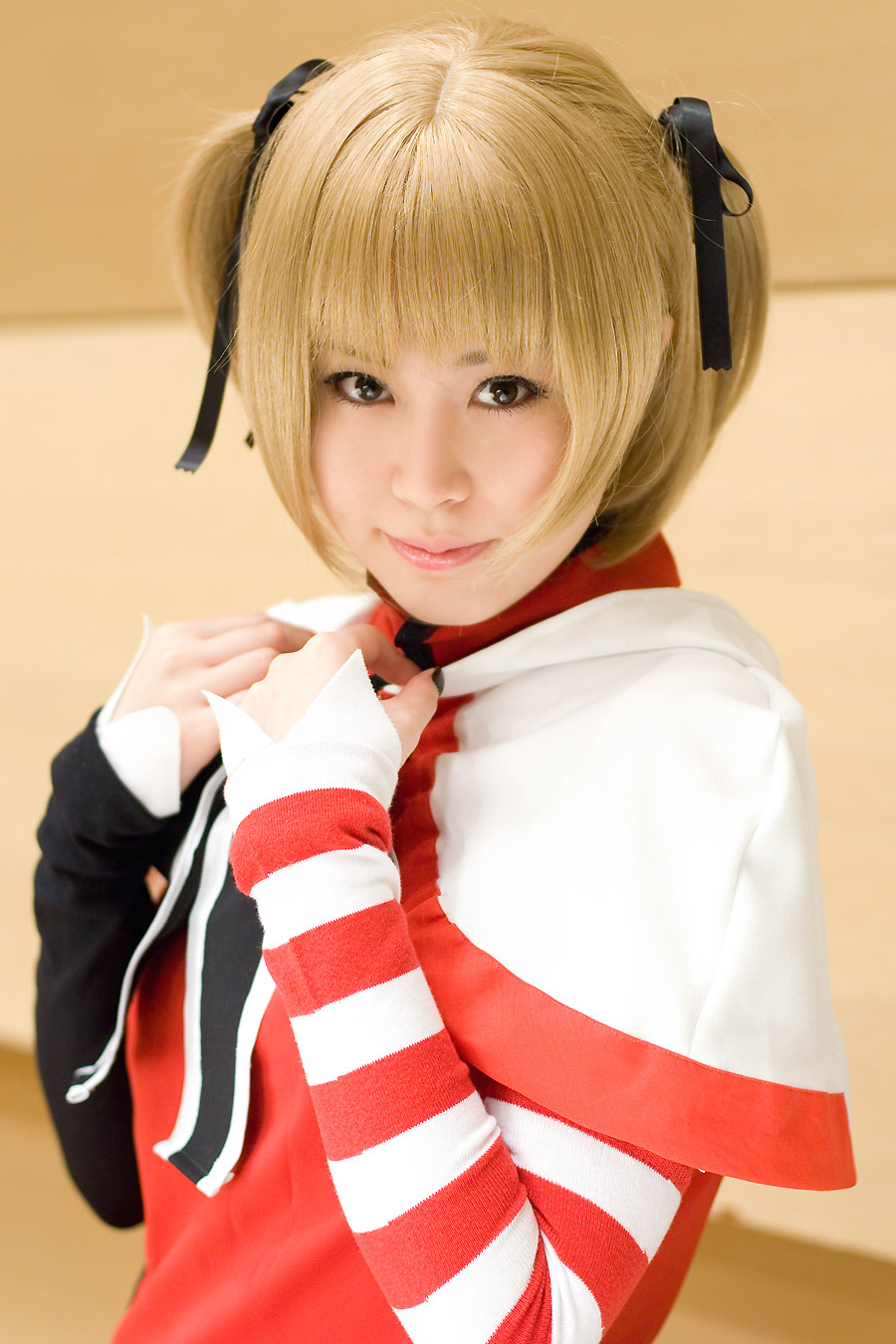 Striped Character Request Highres Photo Medium Source Request Cat Hoodie Cosplay