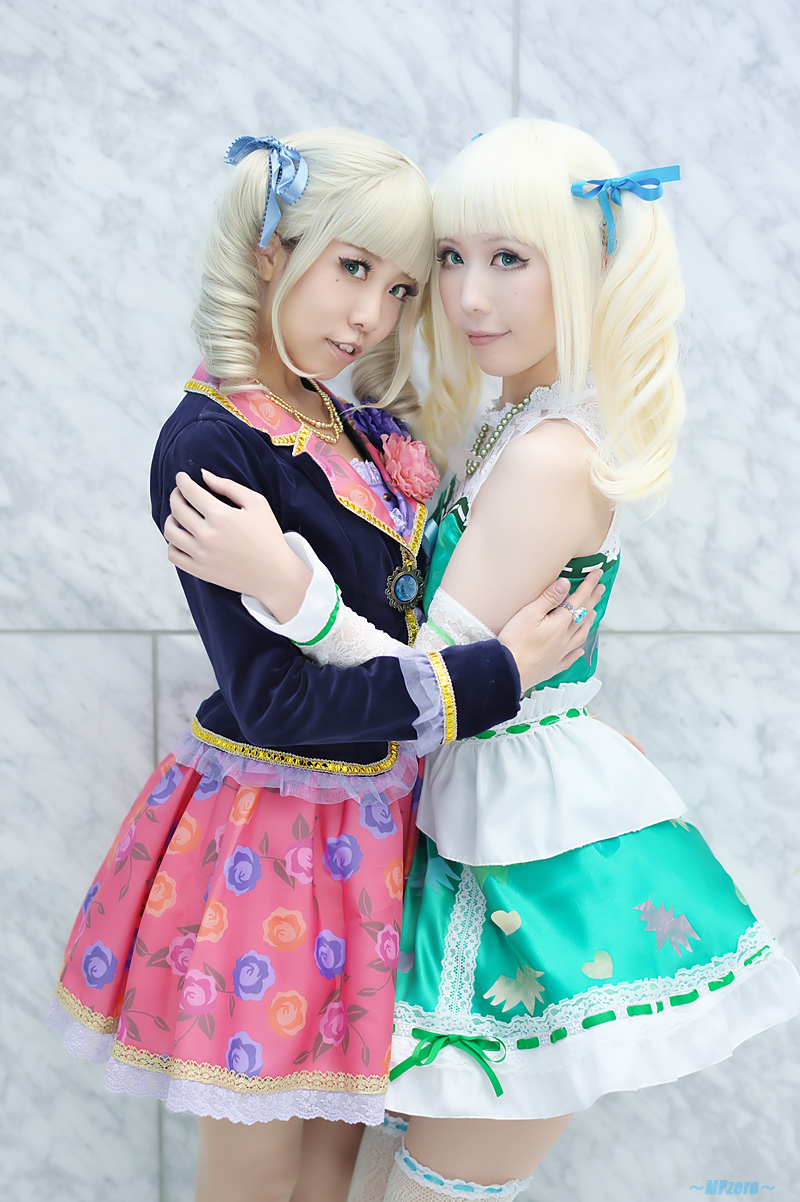 Aikatsu Blazer Blonde Hair Cosplay Detached Sleeves Dress Drill Hair