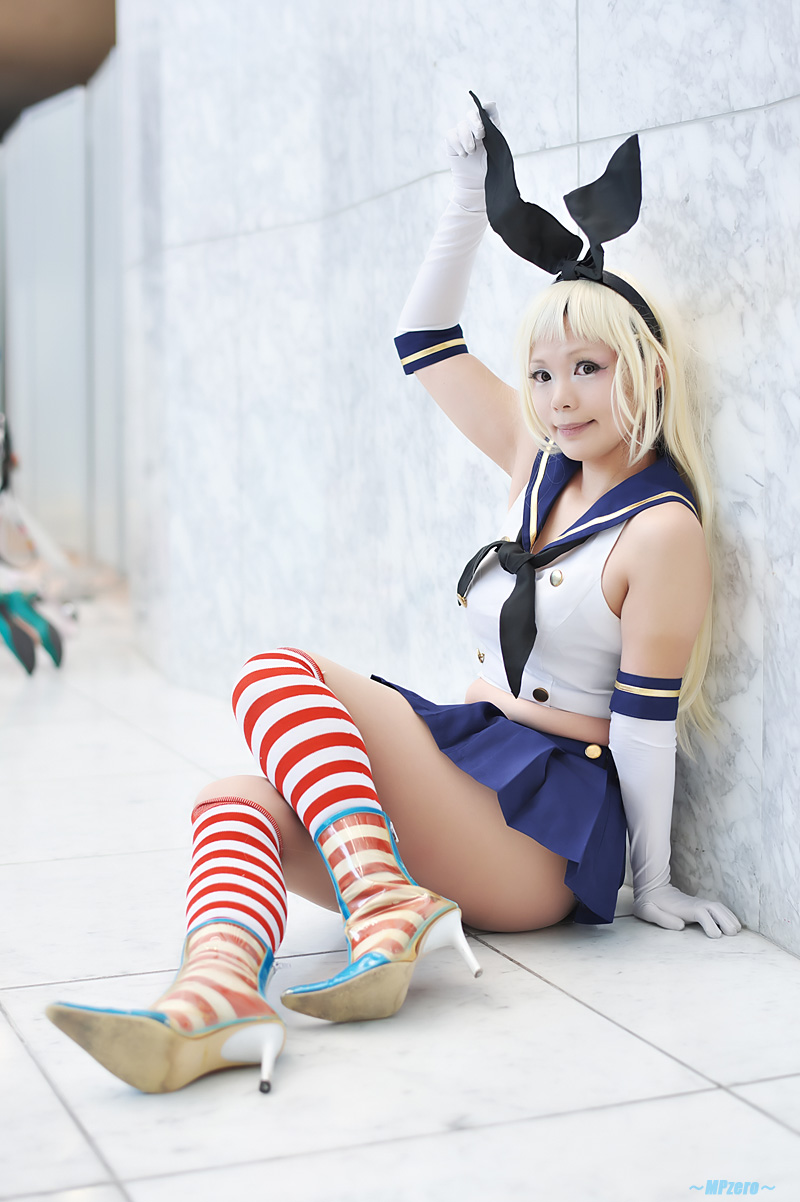 Cosplay Elbow Gloves Gloves Hairband Himi2 Kantai Collection Pantyhose