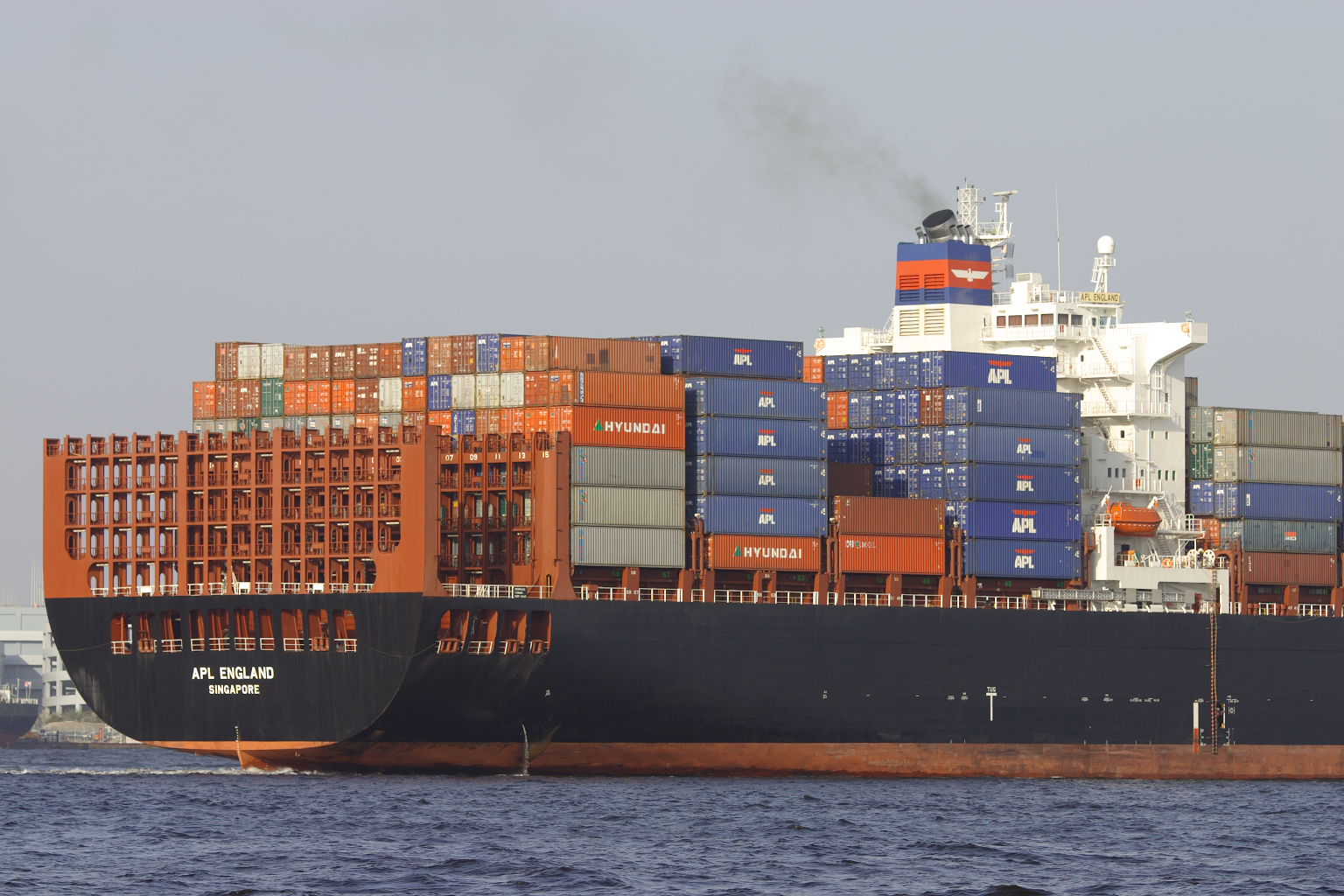 APL/NOL "APL ENGLAND" : SHIP PHOTO