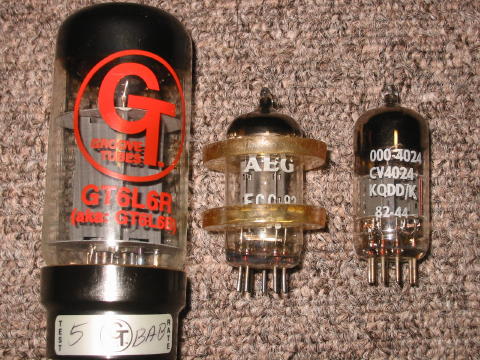 6L6GC-ppの真空管 : オーディオのこと