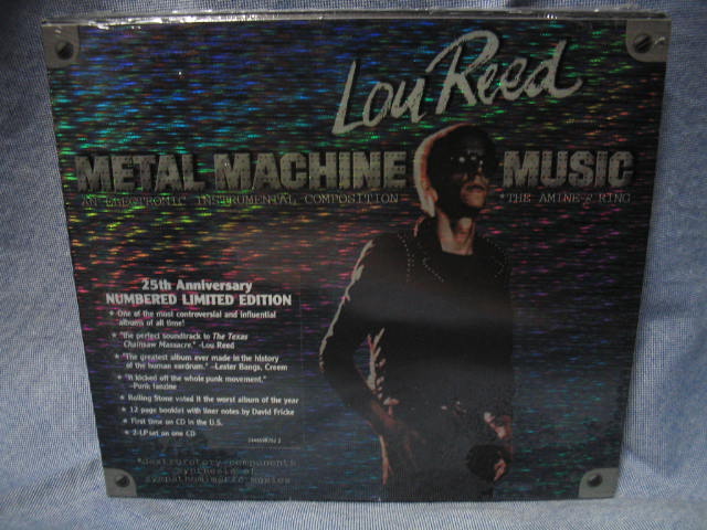 LOU REED / METAL MACHINE MUSIC (25th Anniversary NUMBERED EDITION) : 芸術的生活、