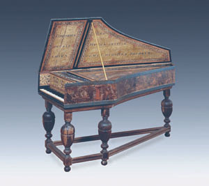 チェンバロの装飾/ La decoration du clavecin : 植山けいオフィシャルブログ～パリからの風～ l`air de Paris