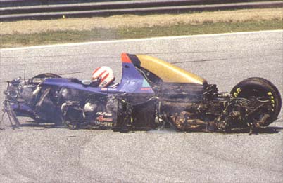Fatal crash Roland Ratzenberger Imola 1994.4.30 : 湘南のJOHN LENNON Those ...