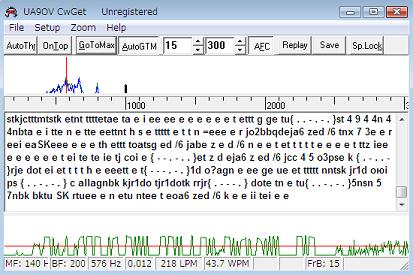 HAM Radio by JA1NLX CWGetというCW Decorder