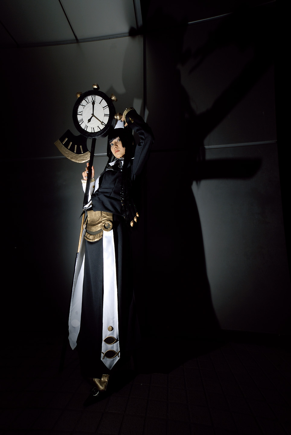 Safebooru - aida yukiko clock cosplay eclipse photo scythe trickster ...