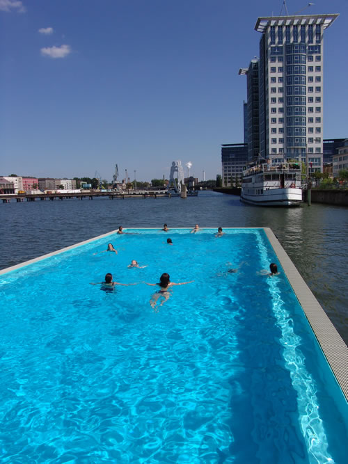 badeschiff berlin, floating, pool, water, continuity : THE FORMLESS