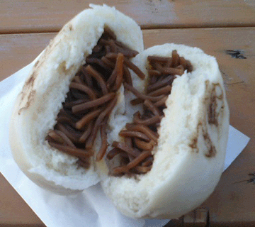 卒業式で長野・松本へGO！・・・（おまけ）：ローメンまん （中央自動車道 駒ヶ岳SA） : ★浪花お好み焼き三昧★