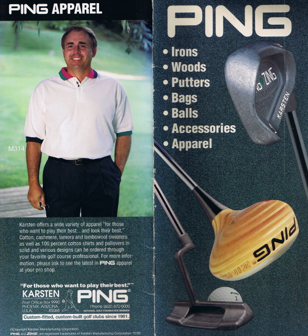 PING USA版カタログ : THE BANK OF PUTTERS