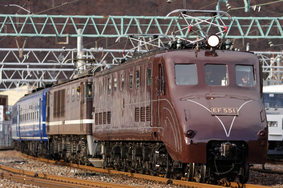 2008 12 6 EF55 1 EF641001重連 EF55奥利根号 : Kudocf4rの鉄道写真とカメラの部屋