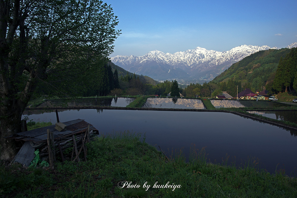 白馬と信州田園風景 : 風景屋 PHOTO ALBUM