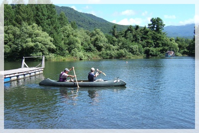 ようやく夏休み 3日目 カナディアンカヌーに乗る! : おいちゃんの桜日記