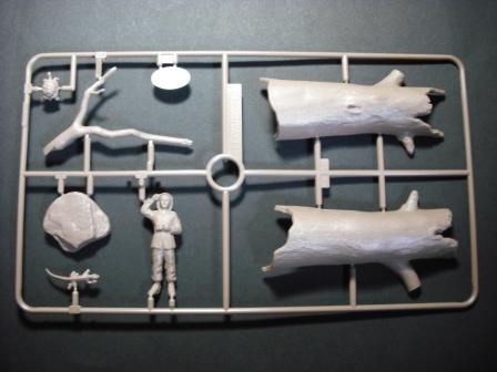 Tamiya 60101-T [カスモサウルス情景セットのカメとトカゲと探検家] : 模型慕情