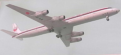 日本航空 DC-8-61(オーバーホール改修版) : こつこつ 日本航空 DC-8-61(オーバーホール改修版) : こつこつ