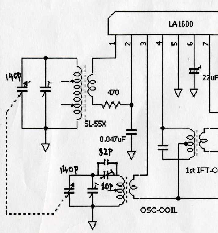 LA1600ラジオトラッキングの改善－等容量2連バリコン＋パディングコン : 真空管にゲルマトランジスタ、8mm映画にコダクローム-アナクロ ...