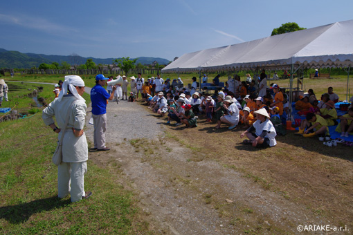 吉野ヶ里「水田物語」～田植え編に参加 : 筑紫潟の風