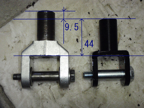 リアサス設定変更 : HORNET