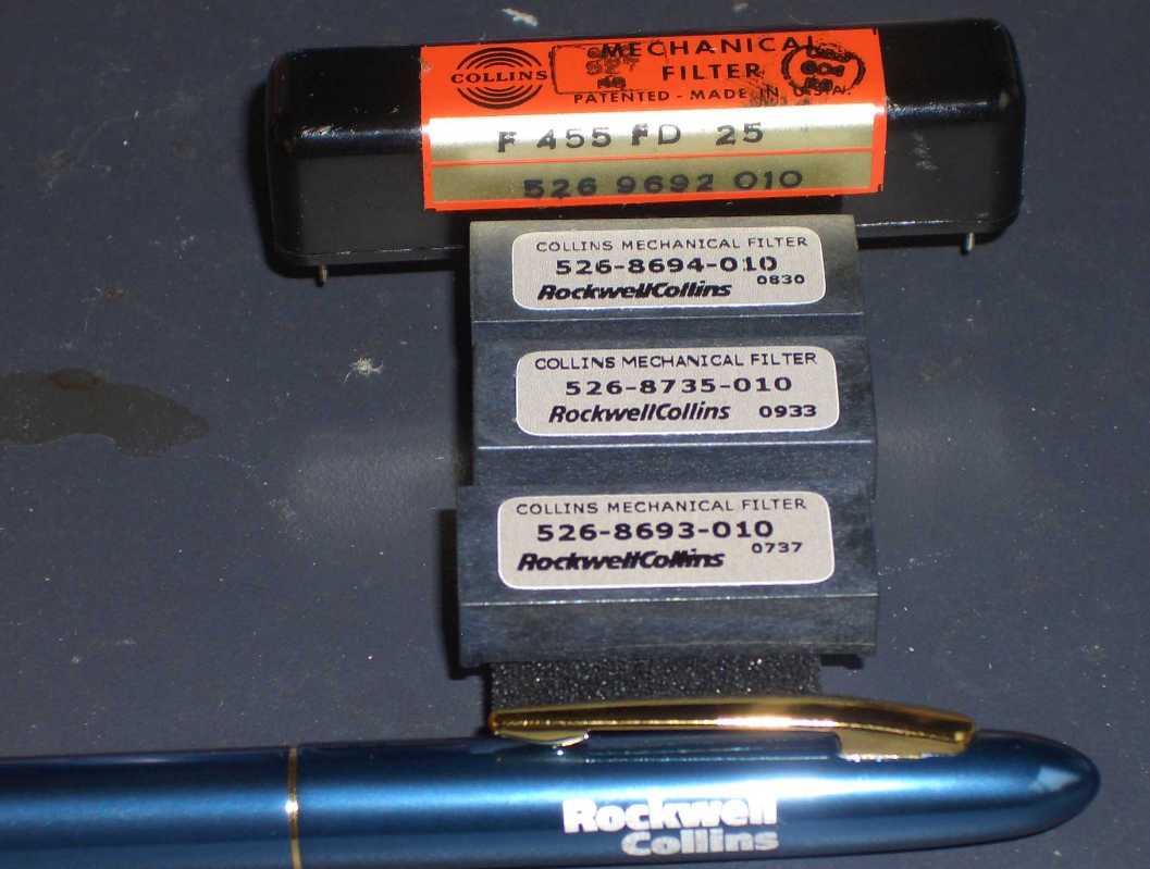 Rockwell Collins Low-Cost Series 455Kc Mechanical Filters : 真空管にゲルマ ...