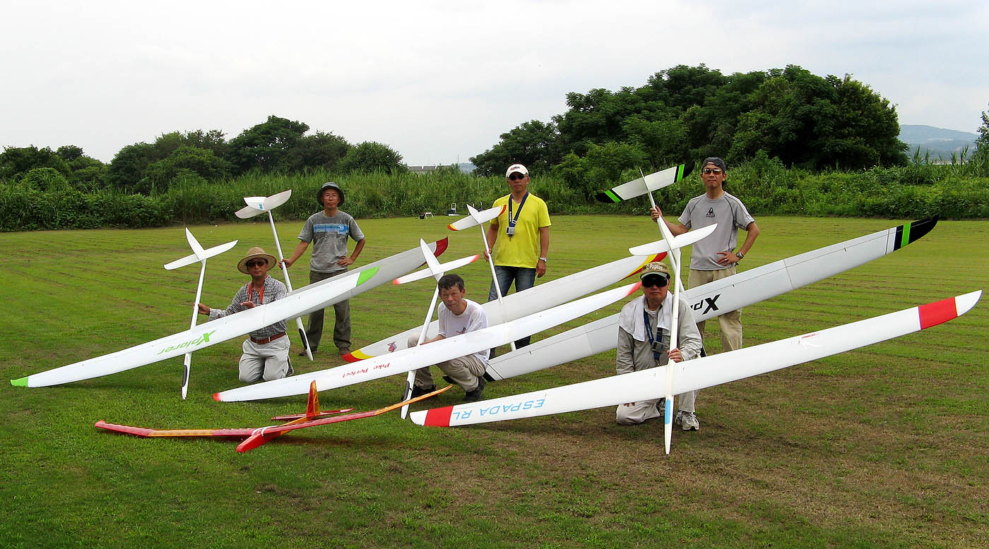 20100814 OTRCのグライダー集合 : RCグライダー 自然の偉大な力 サーマルに乗って ON THE SKY
