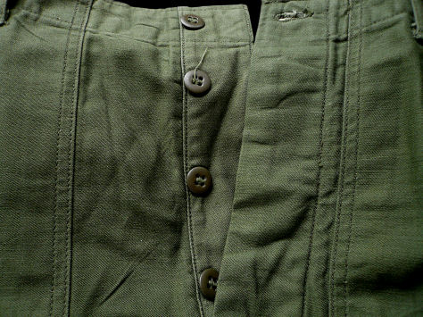 3rd pattern "65" TROUSERS, MEN'S COTTON SATEEN OG 107 : D.M.Z.