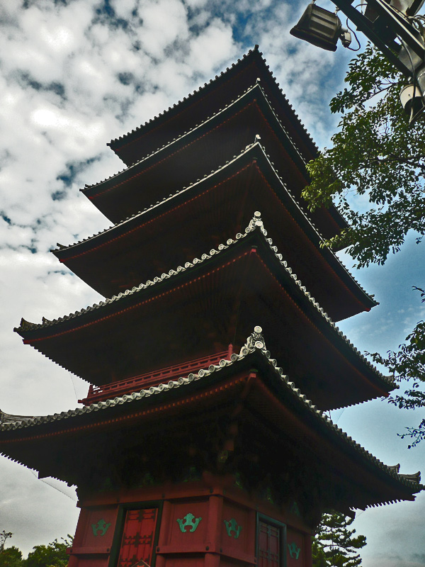 池上本門寺の五重塔 : あとりえ井戸吉