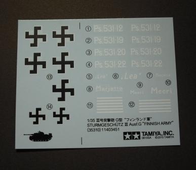 Tamiya 35310-E [フィンランド軍突撃砲兵半身像] : 模型慕情
