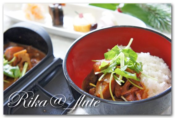 筑前煮カレー : Rika@_flute Cooking♪