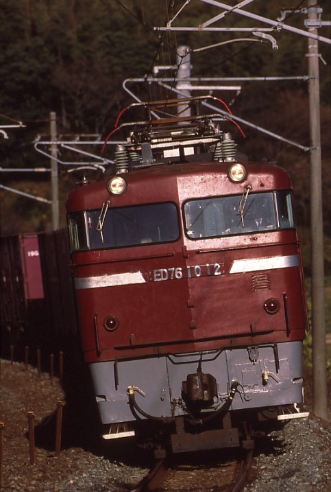 九州貨物釜撮りつぶし ⑰ ED76 1012 : 望郷夜行