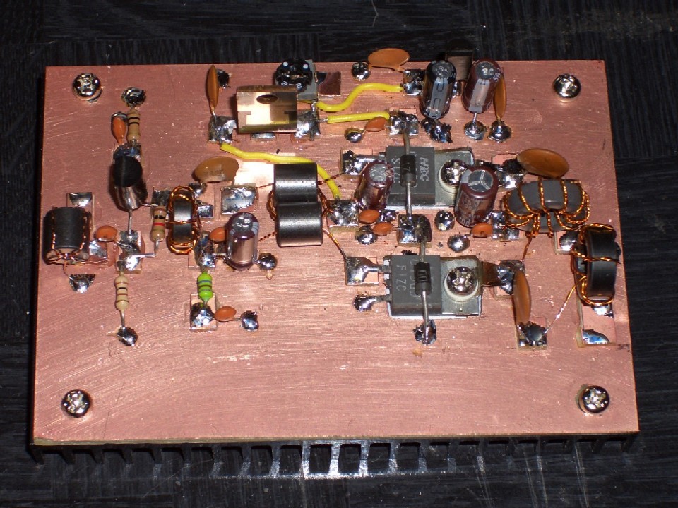 2SC1909 pp 50Mc用リニアアンプ基板 : 真空管にゲルマトランジスタ、8mm映画にコダクローム-アナクロおやじのアナログブログ