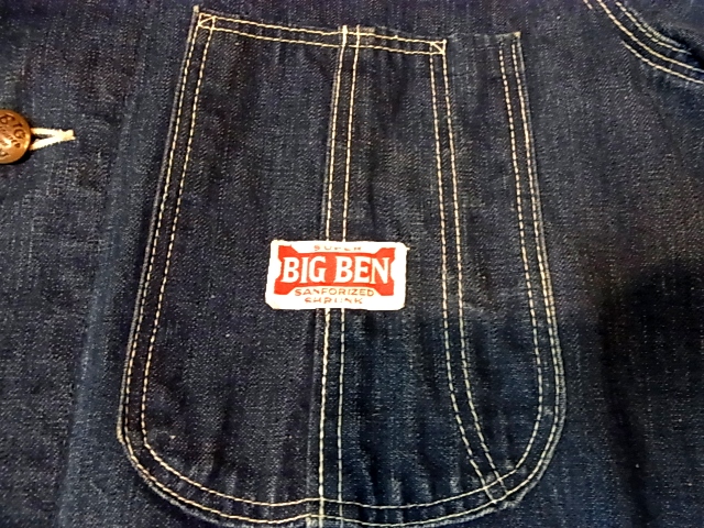 50年代 SUPER BIG BEN カバーオール : ショウザン 50年代 SUPER BIG BEN カバーオール : ショウザン