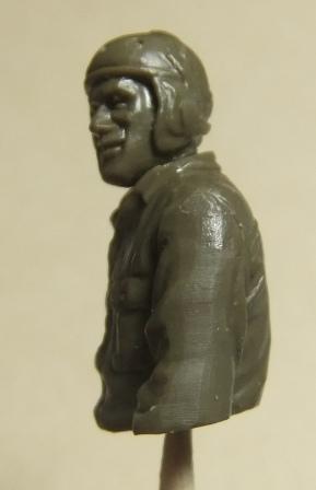 Tamiya 35190-D [M4シャーマン初期型のアメリカ軍戦車兵半身像] : 模型慕情