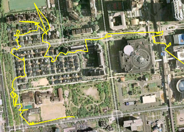 GPS-CS1K で散歩道をトレース : じいじの備忘録