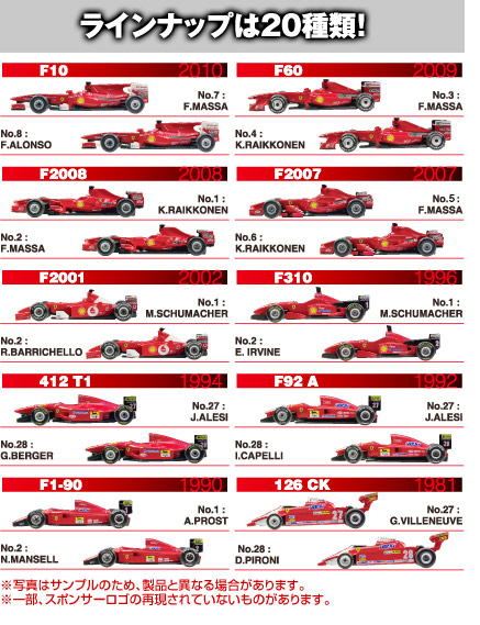 京商 1/64 第53弾 フェラーリF1 3 発売延期! : ミニカーに 京商 1/64 第53弾 フェラーリF1 3 発売延期! : ミニカーに