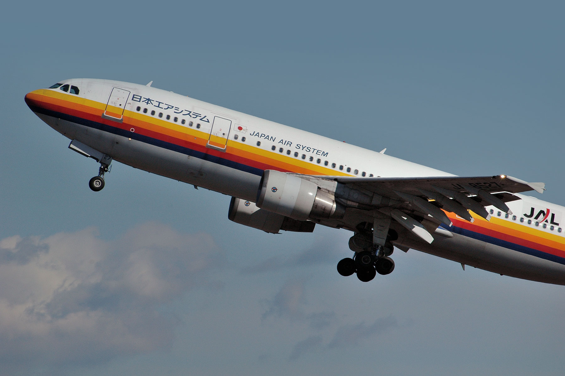 AIRBUS A300-600R / JA8527 : SKY LOUNGE GARDEN -transporter side-