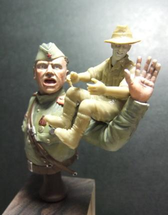 Tamiya 35044=35045-A [クォードガントラクターのイギリス軍運転手] : 模型慕情