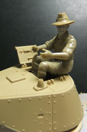 Tamiya 35044=35045-A [クォードガントラクターのイギリス軍運転手] : 模型慕情