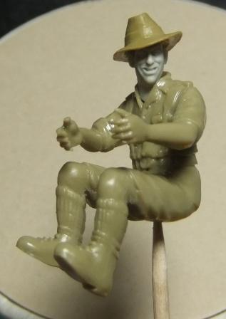 Tamiya 35044=35045-A [クォードガントラクターのイギリス軍運転手] : 模型慕情