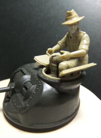 Tamiya 35044=35045-A [クォードガントラクターのイギリス軍運転手] : 模型慕情