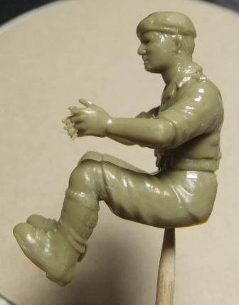 Tamiya 35044=35045-A [クォードガントラクターのイギリス軍運転手] : 模型慕情