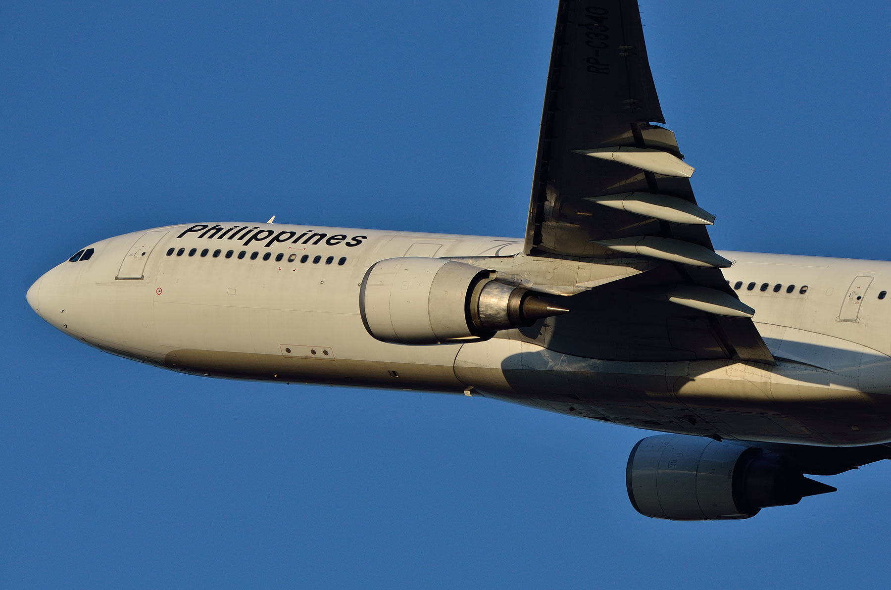 Airbus A330-300 / RP-C3340 : SKY LOUNGE GARDEN -transporter side-