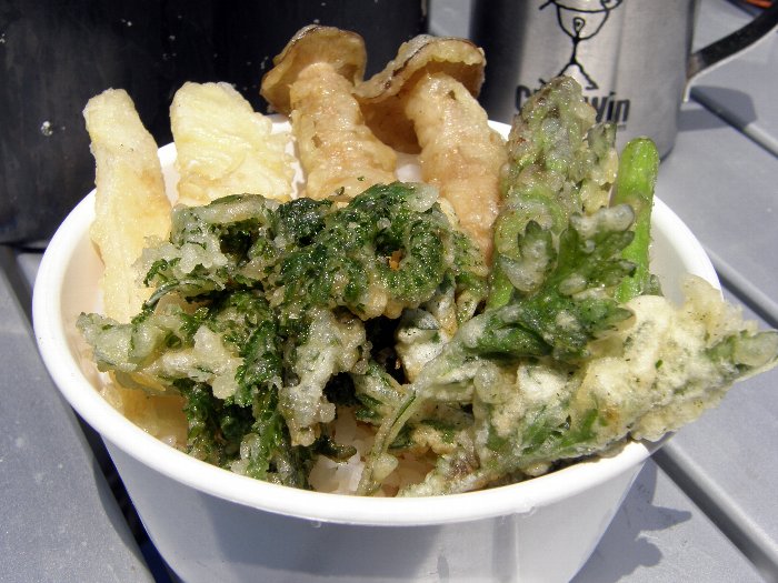 山菜天ぷら丼 : しんちゃん通信