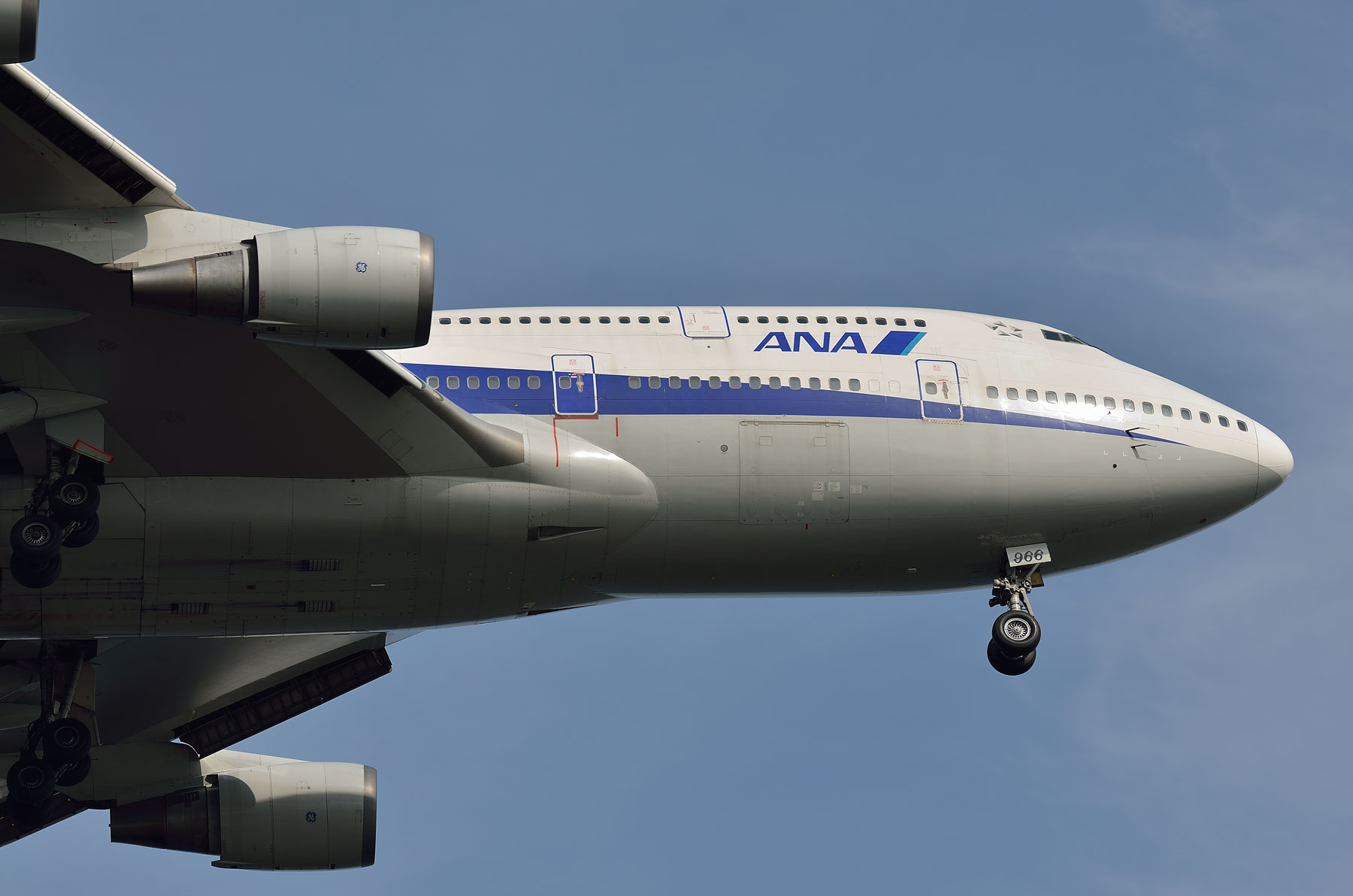 BOEING 747-400D / JA8966 : SKY LOUNGE GARDEN -transporter side-