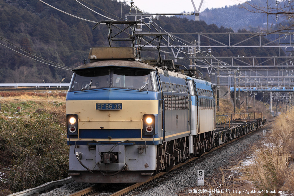8865ﾚ EF66-35 ﾑﾄﾞ EF66-106 : 東海北陸撮り鉄日記 ～流浪の419系ブログ Ver.2