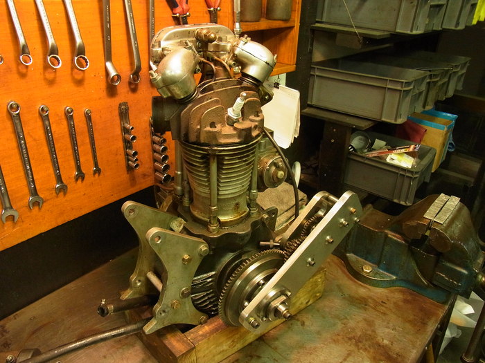 JAP 500 ENGINE : Vintage motorcycle study