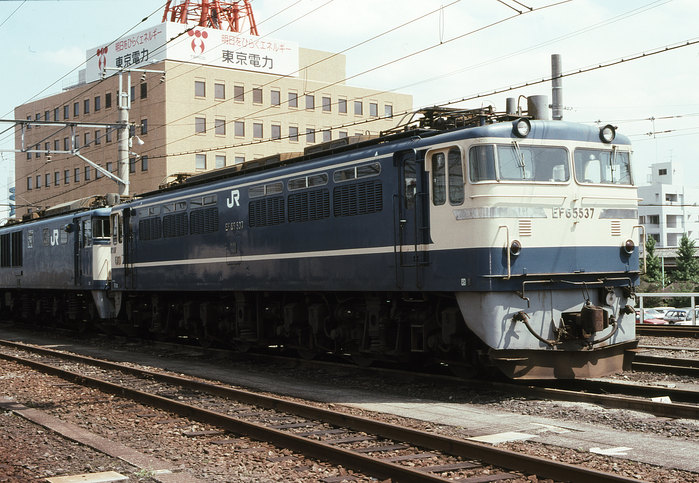 八王子機関区 EF65＆DE10 1990年頃 : 我が心の国鉄時代