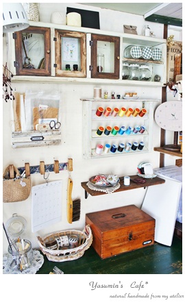 模様替え* -アトリエ- : yasumin's cafe* 布もの作家ブログ