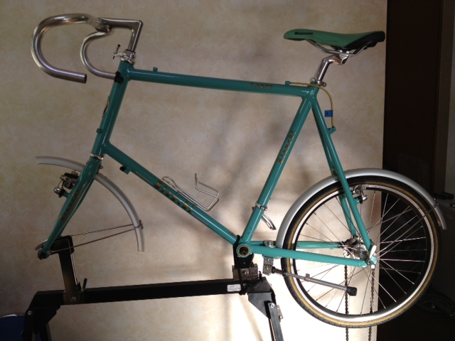 Bianchiメルロー 崩せる ミニベロ 当時カラー分解整備済新品 Bianchiメルロー 崩せる ミニベロ 当時カラー分解整備済新品