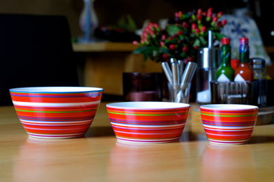 iittala Origo red -Bowl set : buckの気ままなblog。