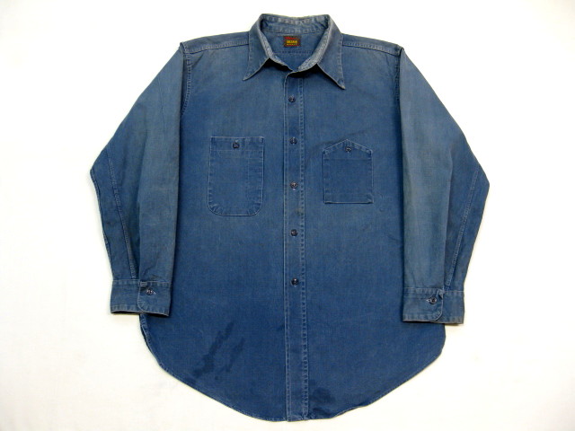 BIG YANK 山ポケ ワークシャツ : LEAF Vintage & Used clothing BIG YANK 山ポケ ワークシャツ : LEAF Vintage & Used clothing