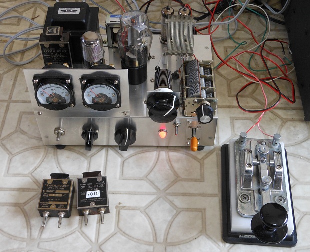 7Mc UZ42 ファイナル CW TXMR－完成 : 真空管にゲルマトランジスタ、8mm映画にコダクローム-アナクロおやじのアナログブログ